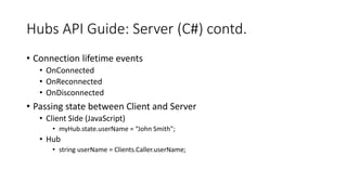 ASP.NET MVC 5 and SignalR 2 | PPTX