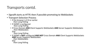 ASP.NET MVC 5 and SignalR 2 | PPTX