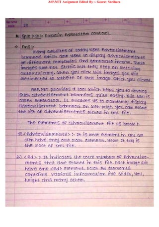 Asp.net assignment-gp | PDF