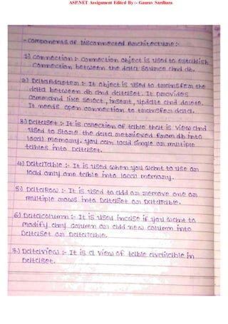 Asp.net assignment-gp | PDF