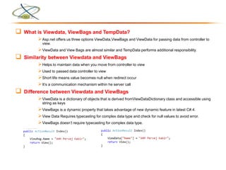 Asp.net c# MVC-5 Training-Day-2 of Day-9 | PPT