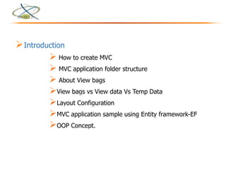Asp.net c# MVC-5 Training-Day-2 of Day-9 | PPT