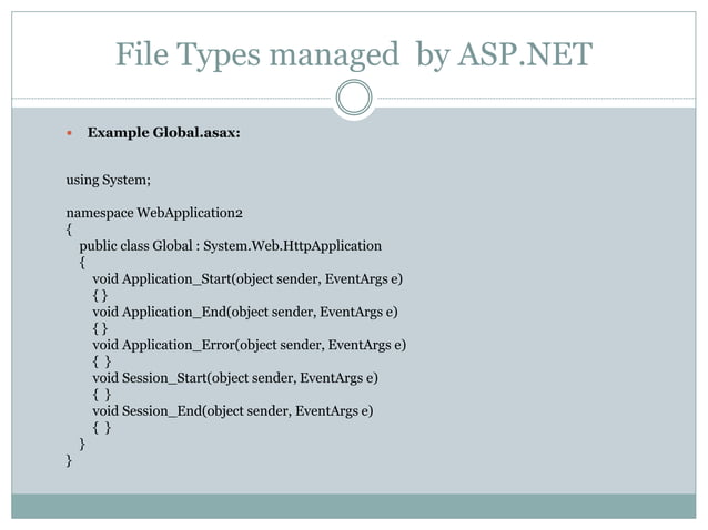 Asp.net file types | PPTX