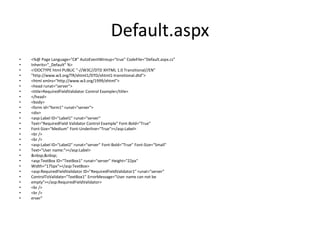 Asp PPT (.NET ) | PPT