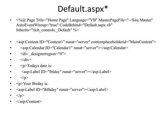 Asp PPT (.NET ) | PPT