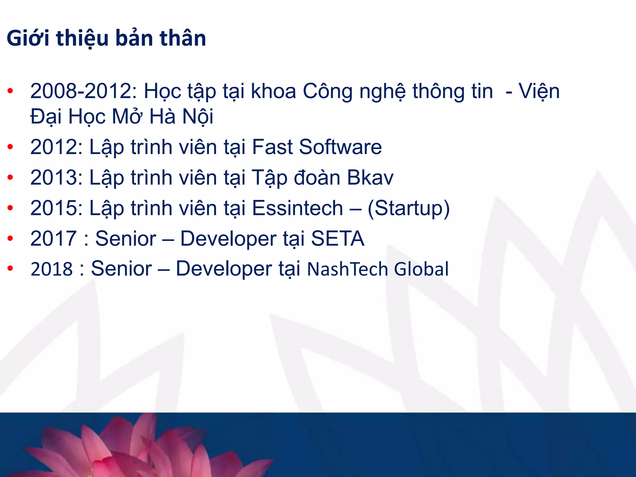 giới thiệu về Asp.net core 2.0 | PPTX