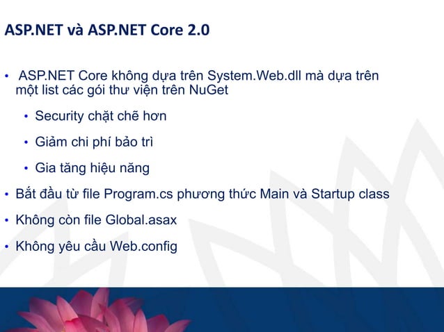 giới thiệu về Asp.net core 2.0 | PPTX