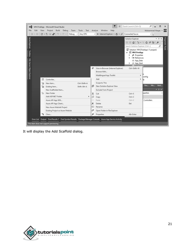 Asp.net mvc tutorial | PDF