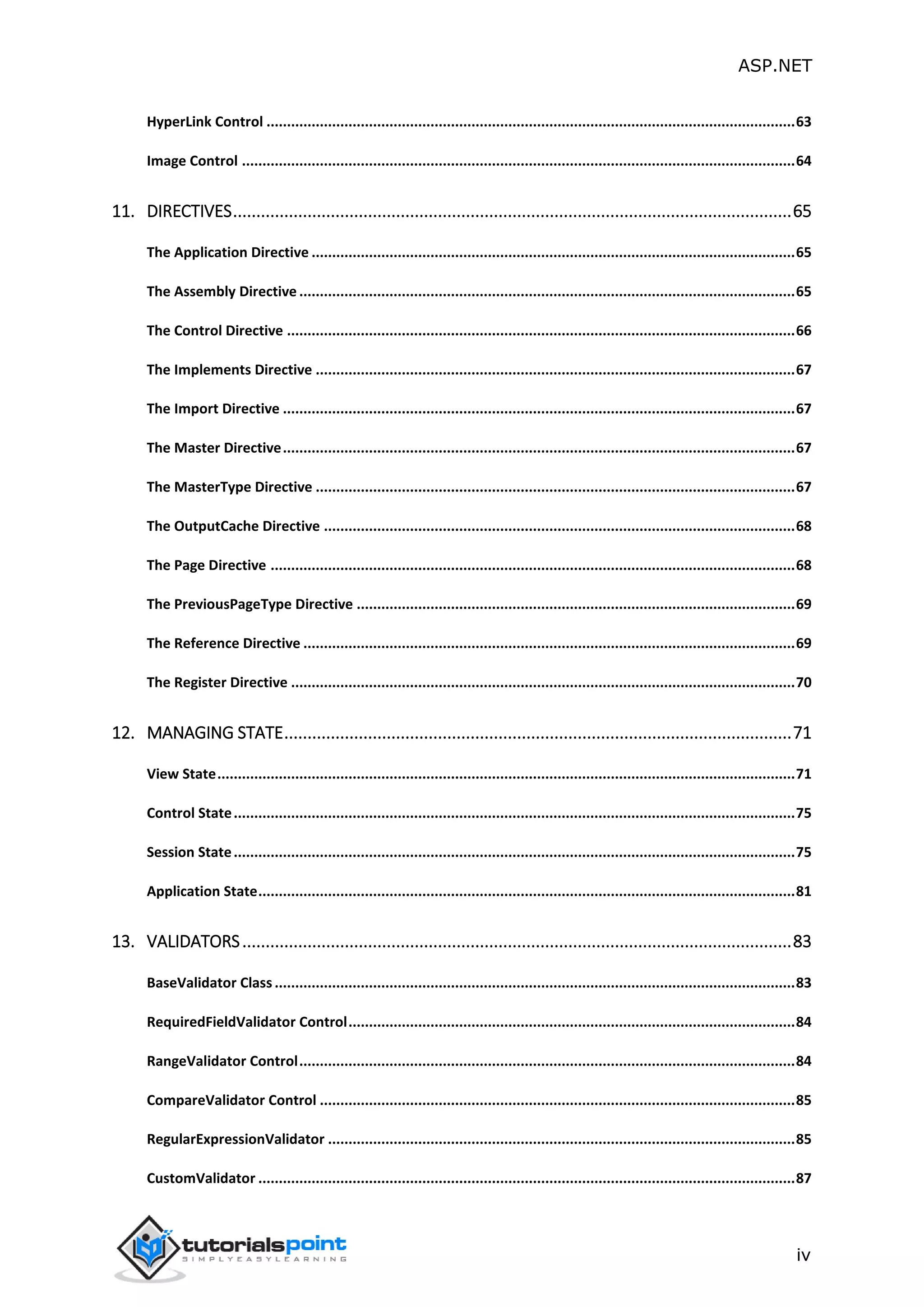 Asp.net tutorial | PDF