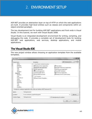 Asp.net tutorial | PDF