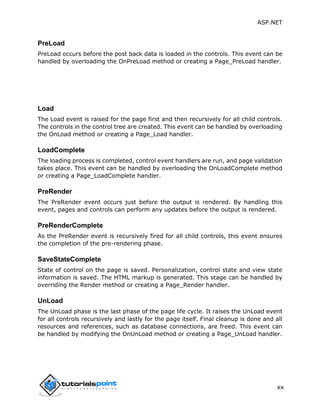 Asp.net tutorial | PDF