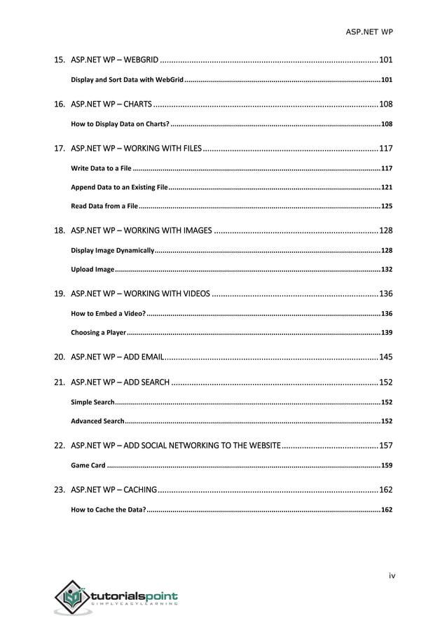 Asp.net wp tutorial | PDF