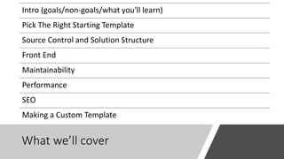 Techorama 2019 - ASP.NET Core One Hour Makeover | PPTX | Web Design and ...