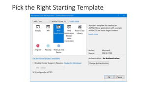 Techorama 2019 - ASP.NET Core One Hour Makeover | PPTX | Web Design and ...