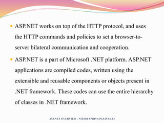Asp.net Overview | PPSX