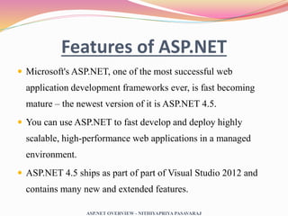 Asp.net Overview | PPSX