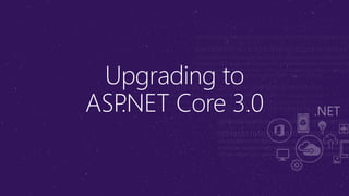 ASP.NET Core 3.0 Deep Dive | PPT