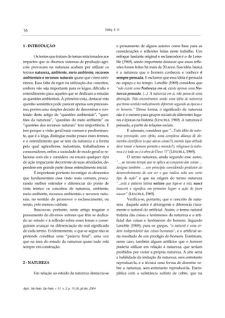 NOÇÃO DE NATUREZA, AMBIENTE, MEIO AMBIENTE, RECURSOS AMBIENTAIS E ...