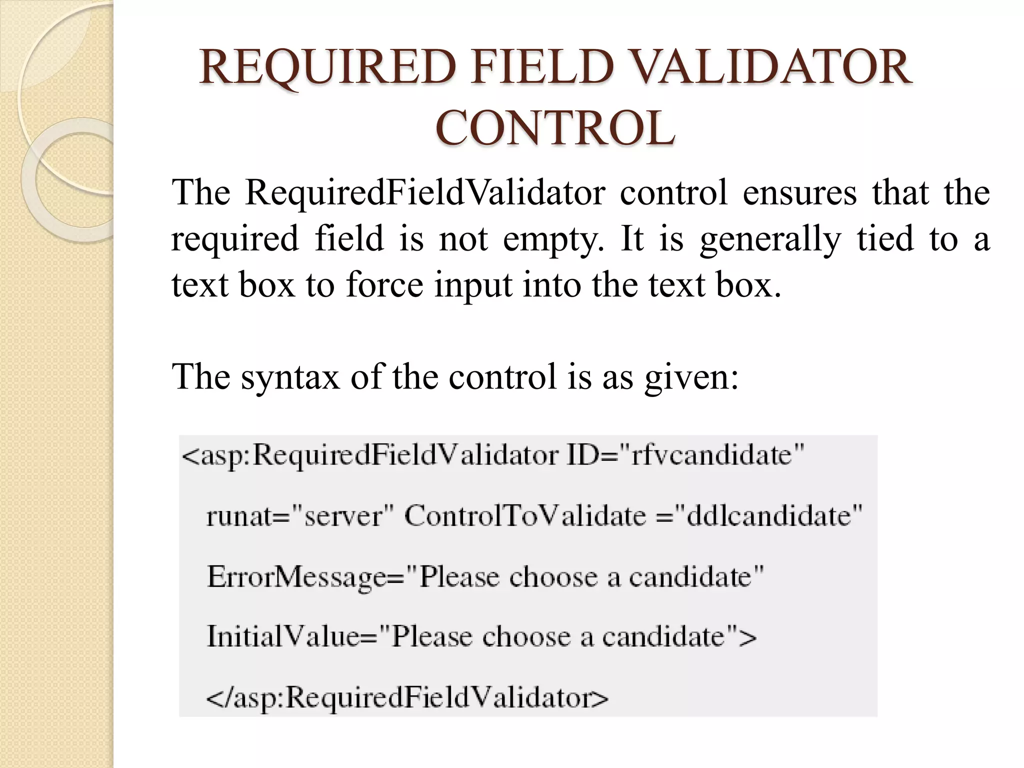 Validation Ppt