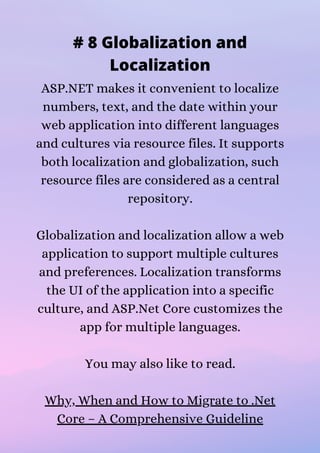 Asp. net core 3.0 build modern web and cloud applications (top 13 features + types of apps can ...