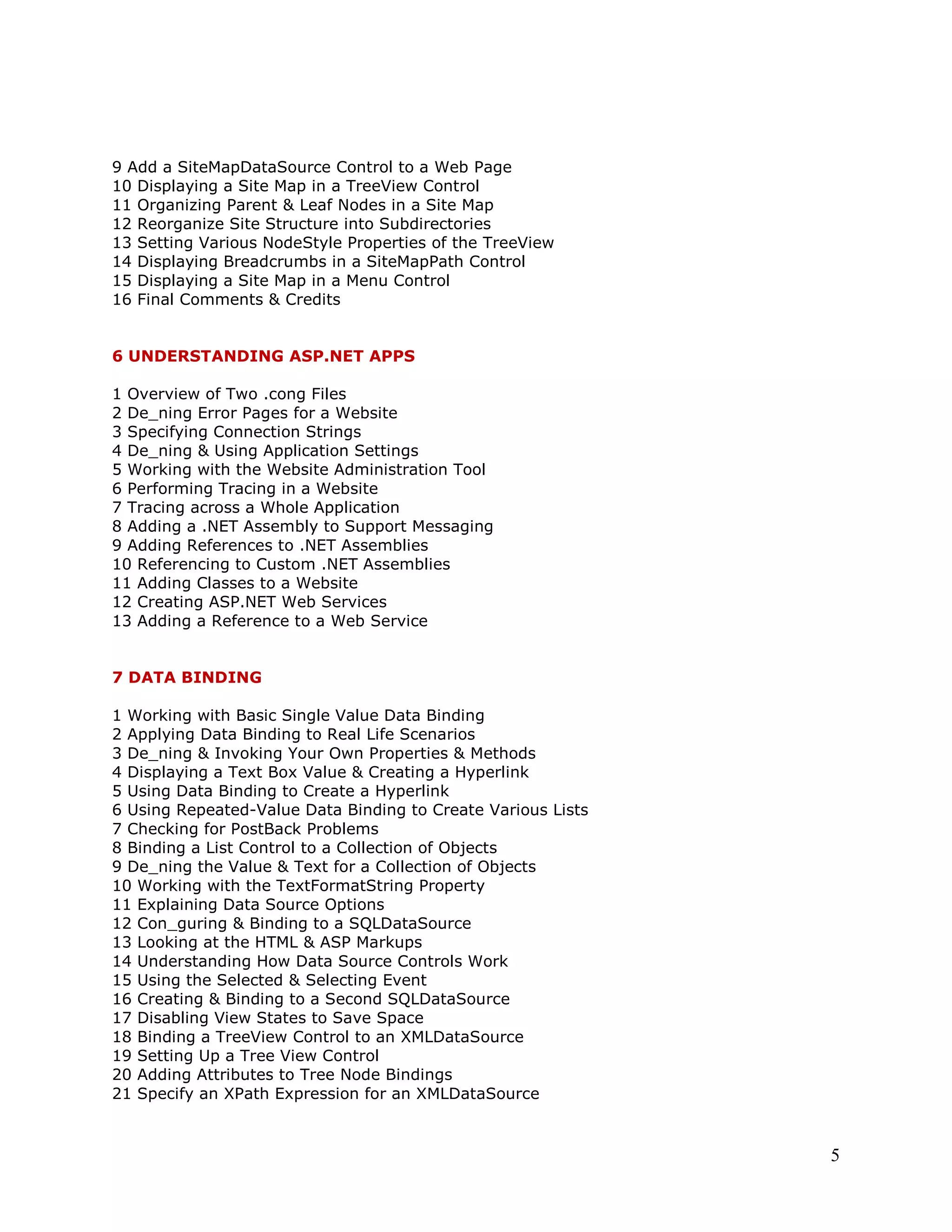 Asp.net brochure | PDF