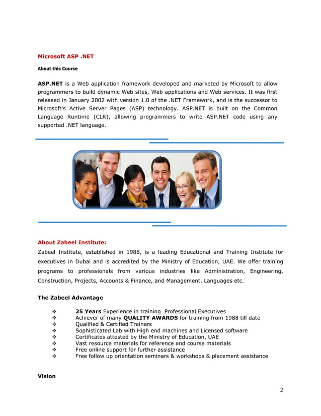 Asp.net brochure | PDF