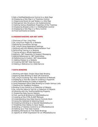 Asp.net brochure | PDF