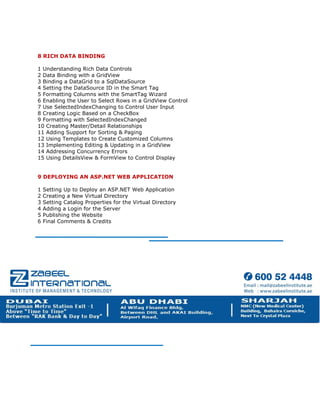 Asp.net brochure | PDF