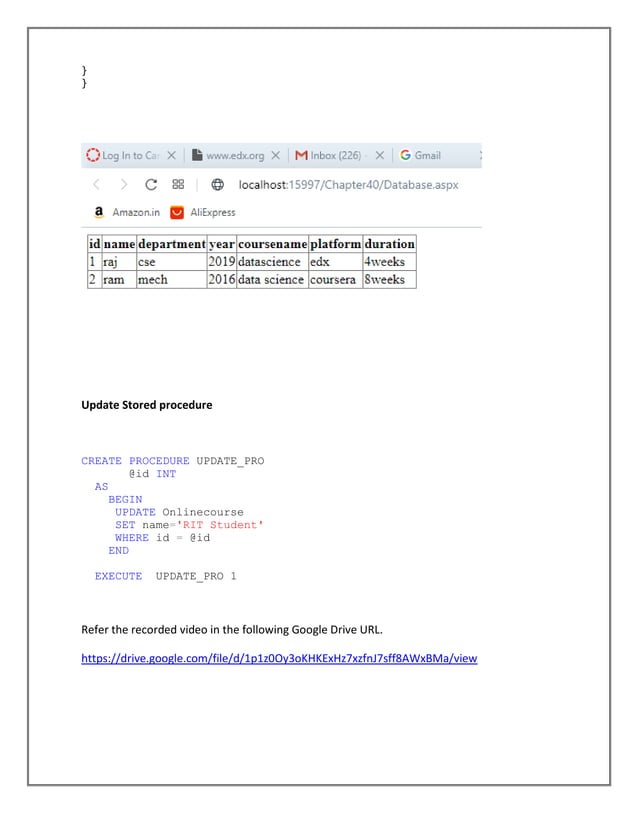 ASP.NET-stored procedure-manual | PDF | Web Development | Internet ASP.NET-stored procedure-manual | PDF | Web Development | Internet