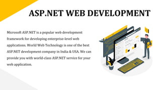 ASP.NET Development Company In India | PPT