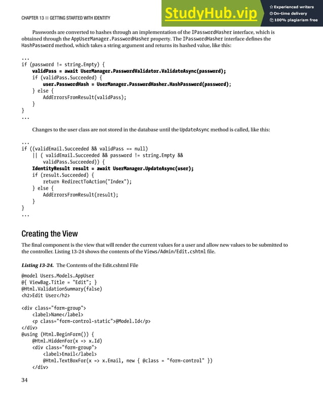 ASP.NET Identity | PDF | Databases | Computer Software and Applications