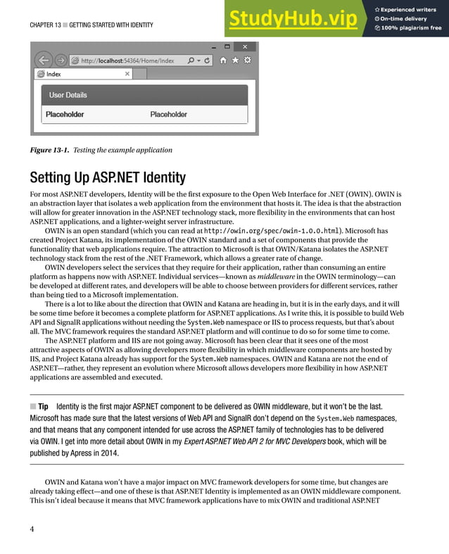 ASP.NET Identity | PDF | Databases | Computer Software and Applications