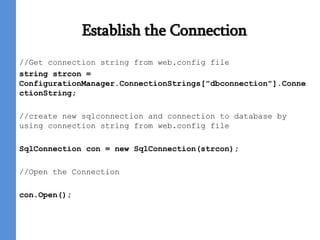 Asp .Net Database Connectivity Presentation.pptx