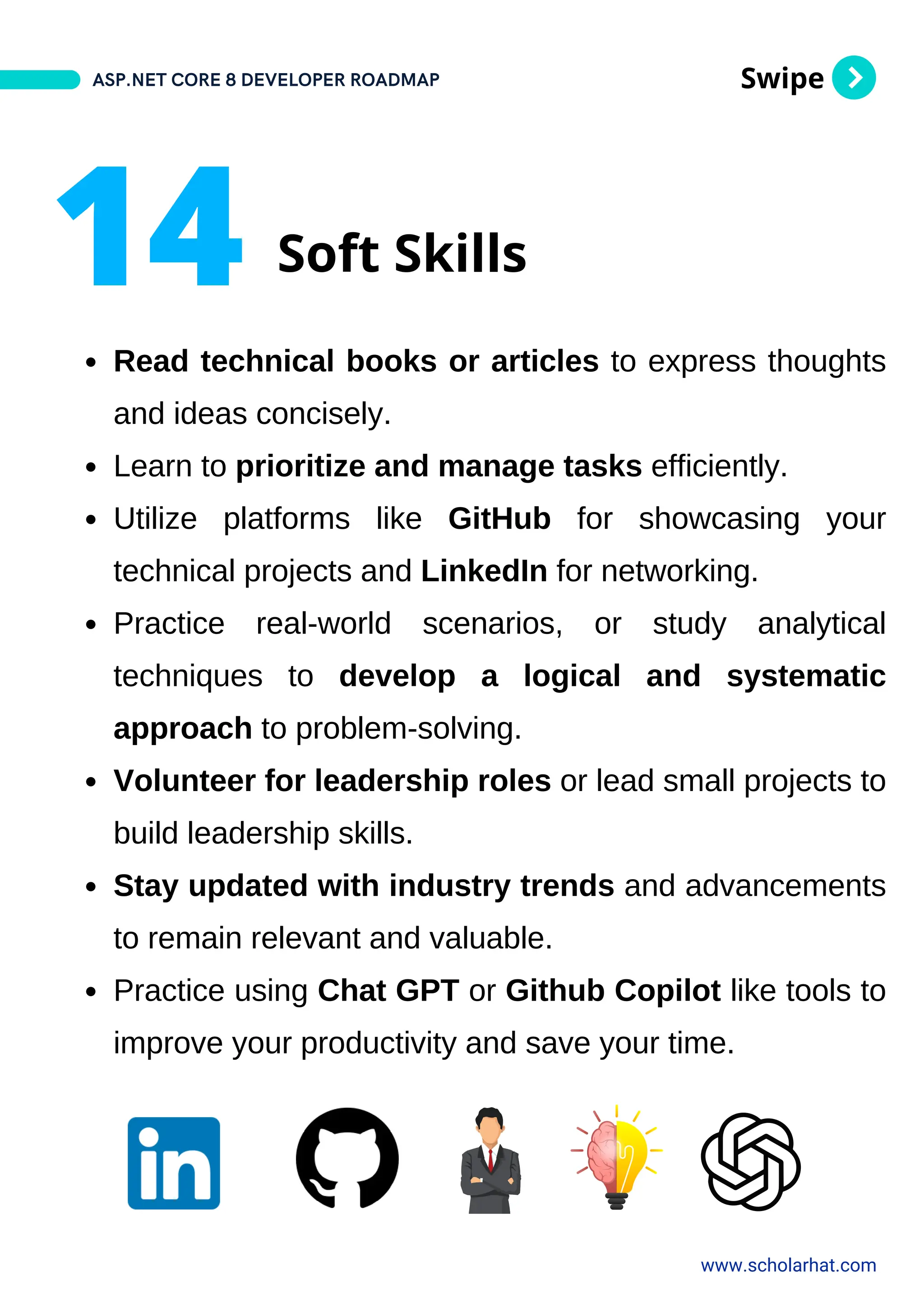 Aspnet 8 Developer Roadmap By Scholarhat Pdf Pdf Databases Computer Software And Applications