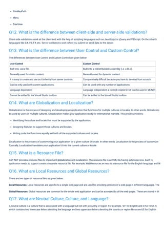 ASP.NET Interview Questions PDF By ScholarHat | PDF