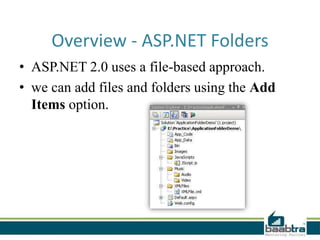 Asp folders and web configurations | PPT
