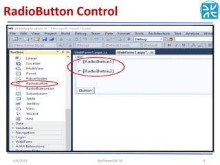 Asp.net Radiobutton control | PPT