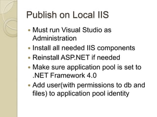 ASP.NET lecture 8 | PPT