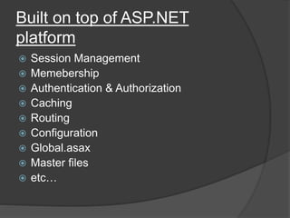 Introduction to ASP.NET MVC | PPT