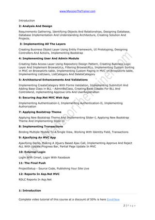 Asp net-mvc-3 tier | PDF