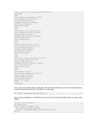 Asp.Net The Data List Control | PDF