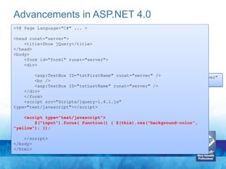 ASP.NET Overview - Alvin Lau | PDF