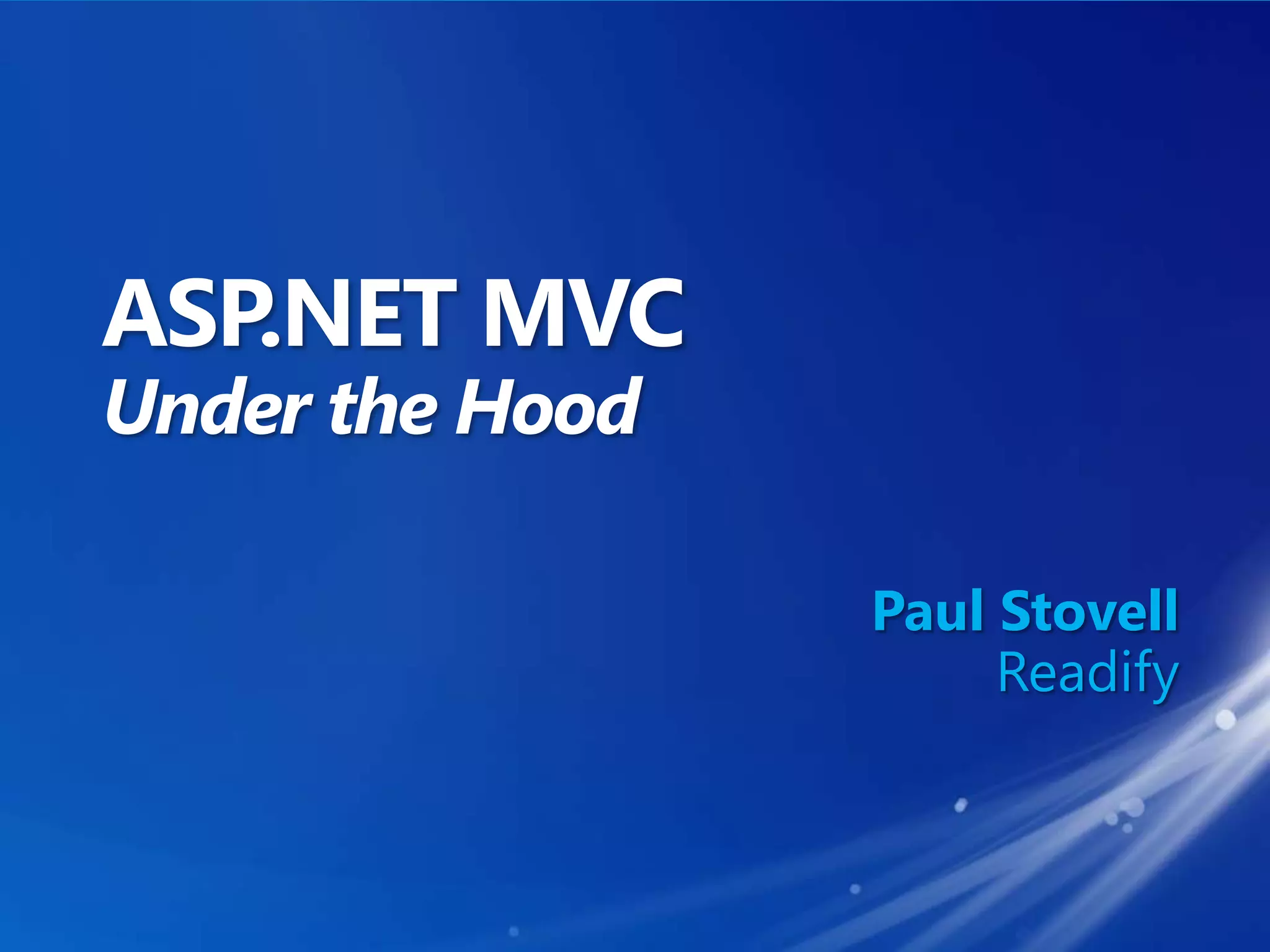 ASP.NET MVC | PPT