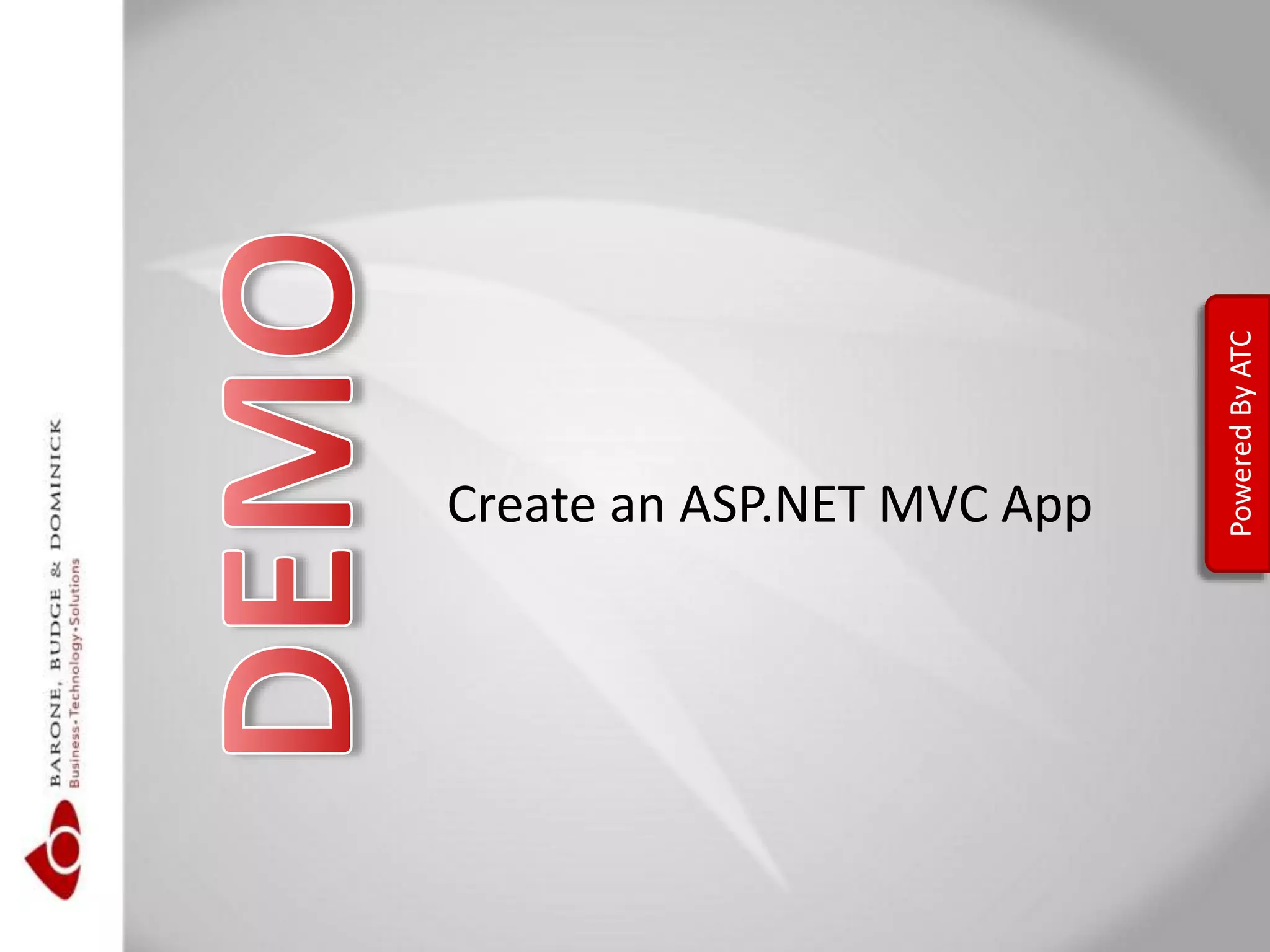 ASP.NET MVC | PPT