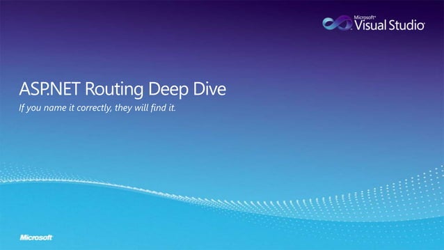 ASP.NET Routing Deep Dive | PPTX | Web Design and HTML | Internet