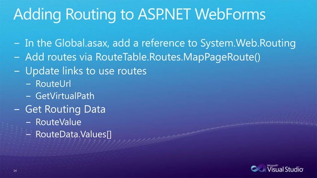 ASP.NET Routing Deep Dive | PPTX | Web Design and HTML | Internet