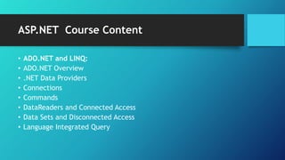 Asp.net training in jalandhar | PPT