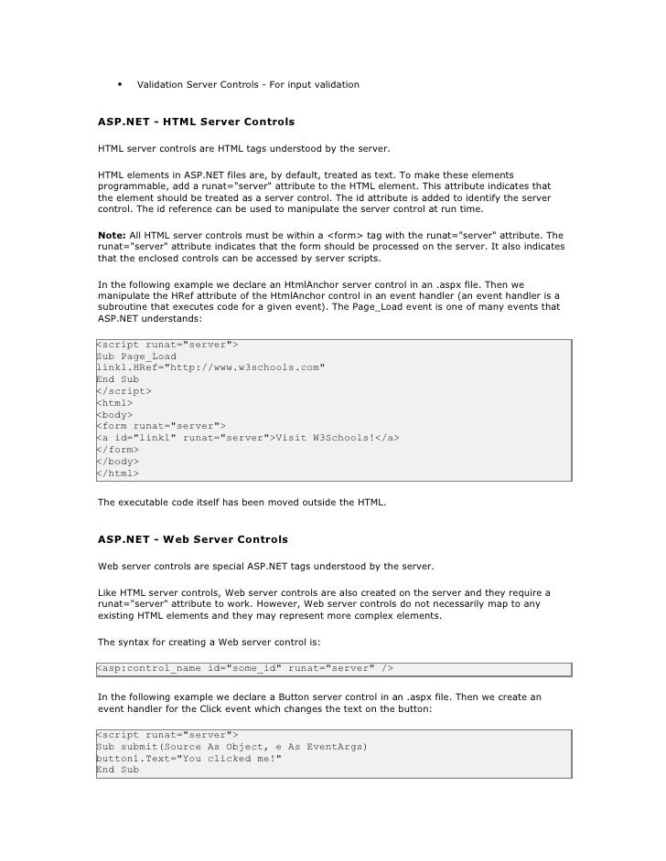 Aspnet Tutorials 