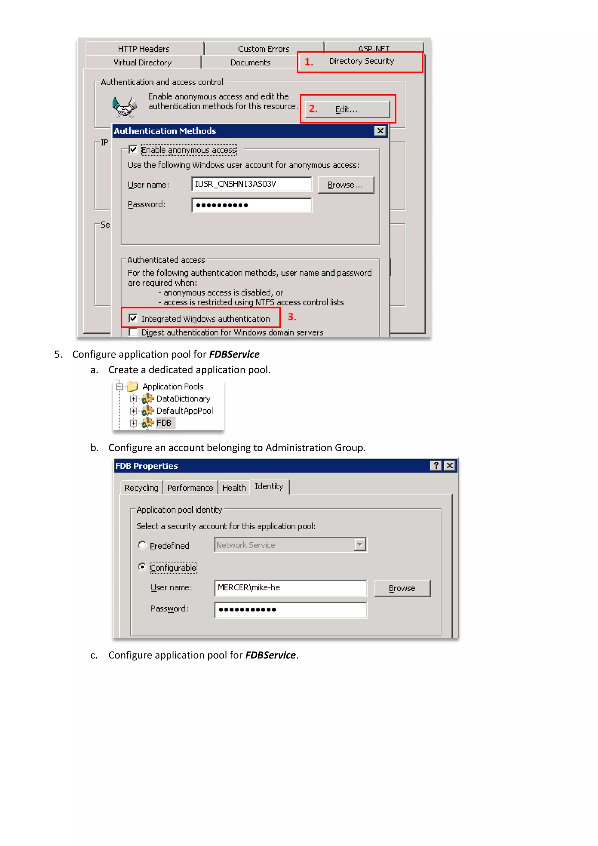 ASP.NET Web Site Deployment Instruction | PDF