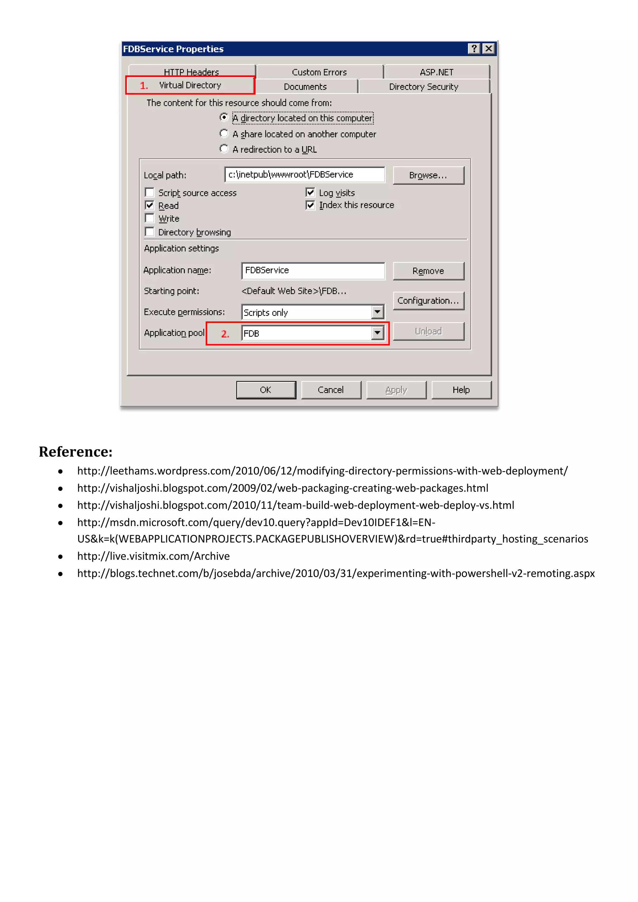 ASP.NET Web Site Deployment Instruction | PDF